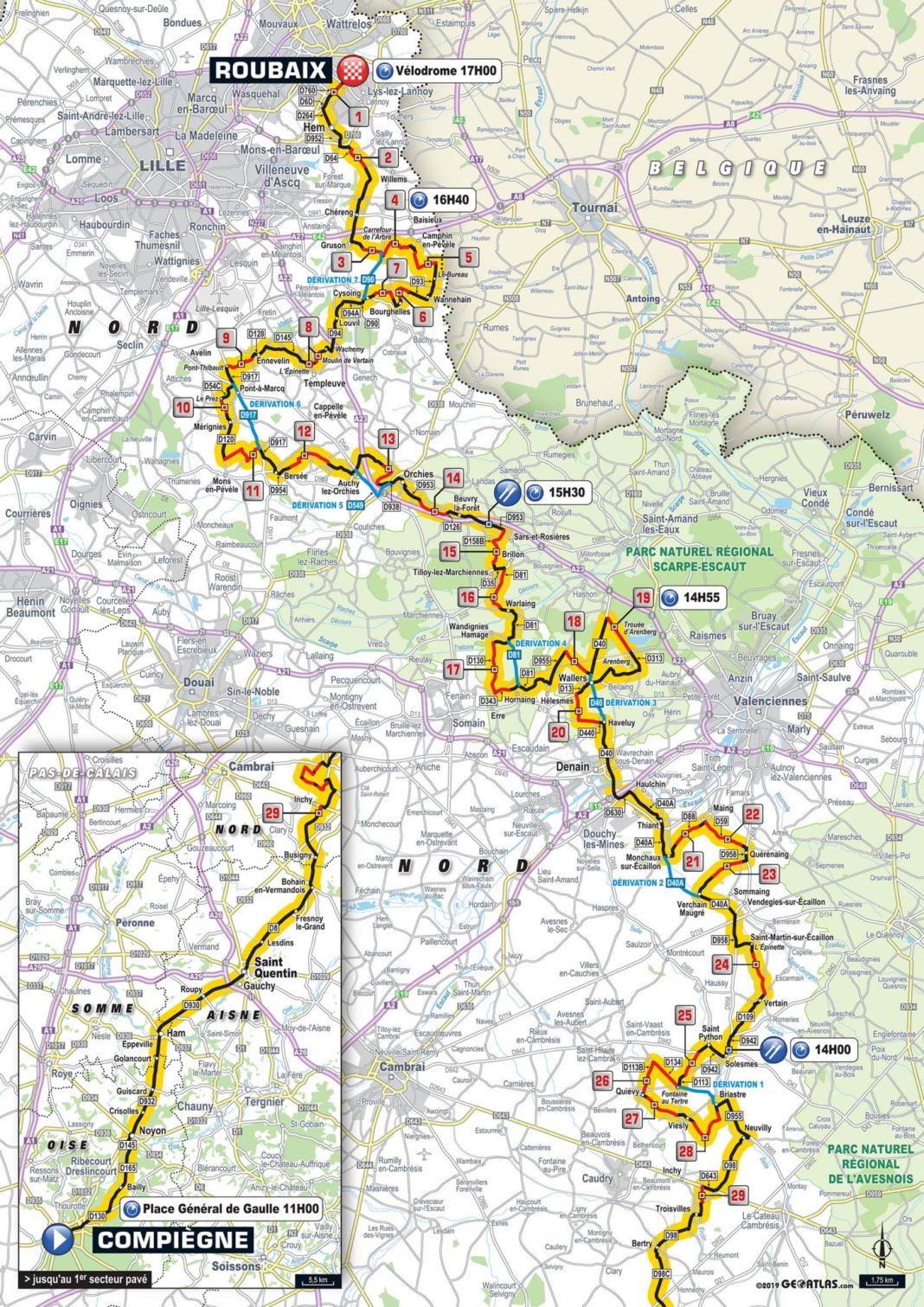 Paris-Roubaix 2019. Demandez le programme, les favoris et le parcours