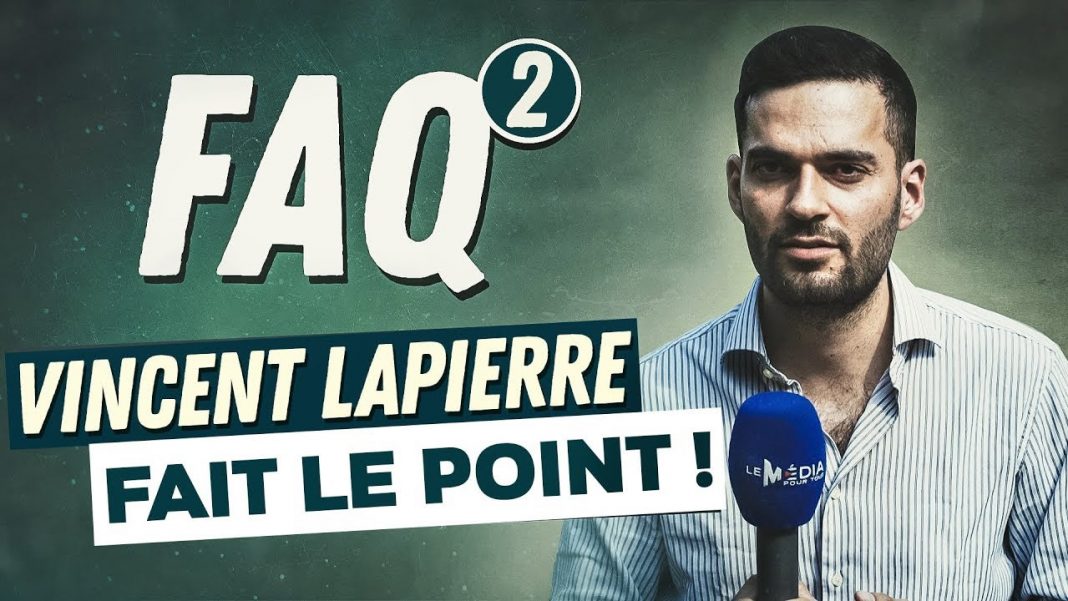 Vincent Lapierre répond aux spectateurs et aux donateurs du Média pour ...