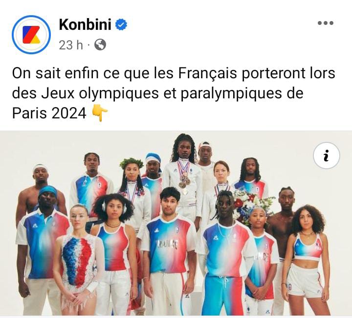 Présentation des tenues officielles des JO 2024 : le grand remplacement ... Présentation des tenues officielles des JO 2024 : le grand remplacement ...