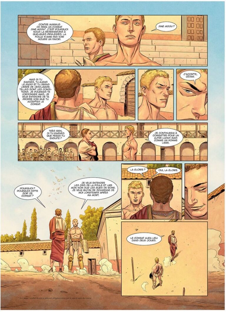 Thrace, nouvelle bande dessinée sur l’Empire romain.